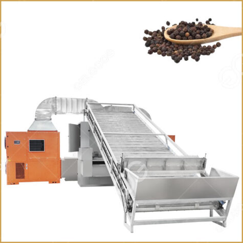 Large Capacity Pepper Drying Machine Mesh Belt Dryer
